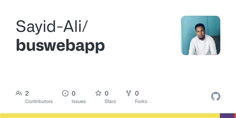 Github Sayid Alibuswebapp