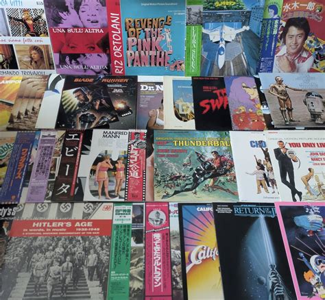 レコードまとめて大量セット Soundtrack特撮サバービアヒトラーoo7ゴジラ Godzillablade Runnerアニメstar Warsドクタースランプ映画音楽