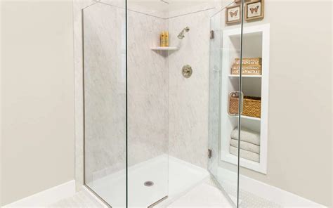 Home2stay Sentrel Systems Showers Solid Surface Shower Wall Panels