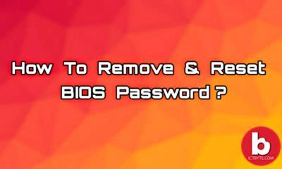 Bios Password How To Remove And Reset BIOS Password ICT BYTE