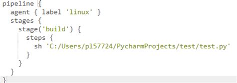 Run A Python Script In Jenkins Stack Overflow