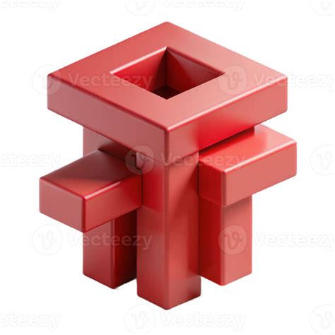 Unparalleled Futuristic Geometric Symmetrical Ampersand Crisp Edges