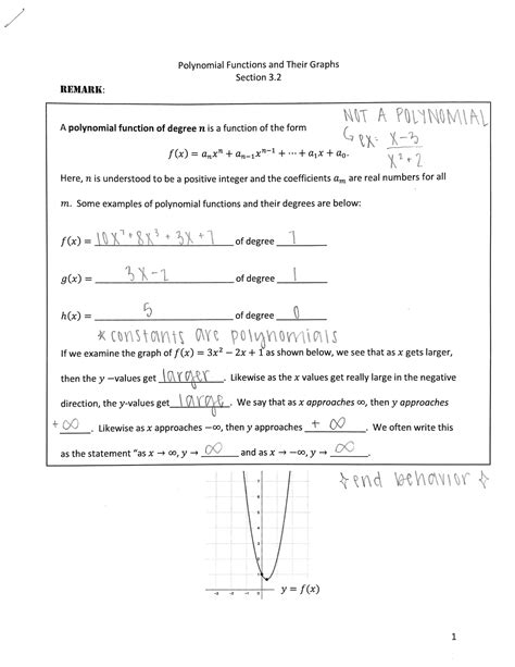 Math112 4 Polynomial Functions And Their Graphs Math 112 Studocu