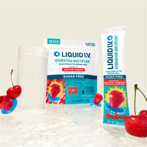 Ring Pop® Cherry Hydration Multiplier® Sugar Free Liquid Iv