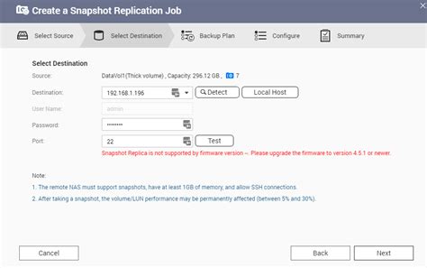 replicate qnap snapshots to non qnap nas r qnap