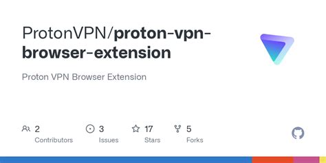 Actions · Protonvpnproton Vpn Browser Extension · Github
