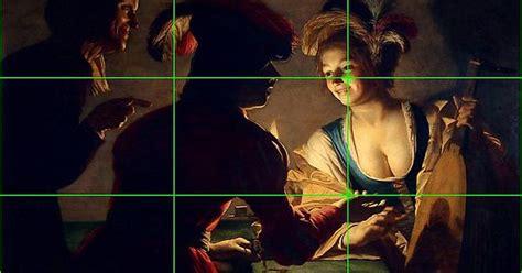 Such Composition Is Called “rule Of Thirds” Artist Which Are Using