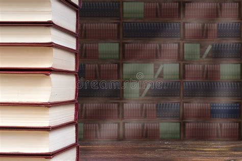 book in library with open textbook education learning concept stock
