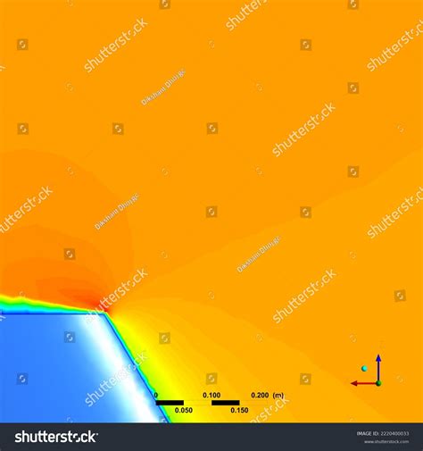 Analysis Aircraft Profile Ansys Fluent Project Stock Illustration Shutterstock