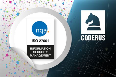 Coderus Receives Iso 27001 Information Security Certification Coderus