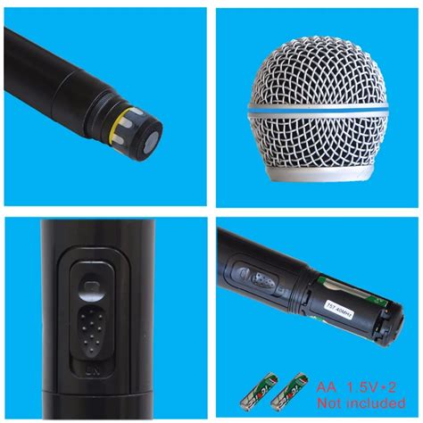 Freeboss KU-22H UHF двухканальная Mic передатчик профессиональный ...
