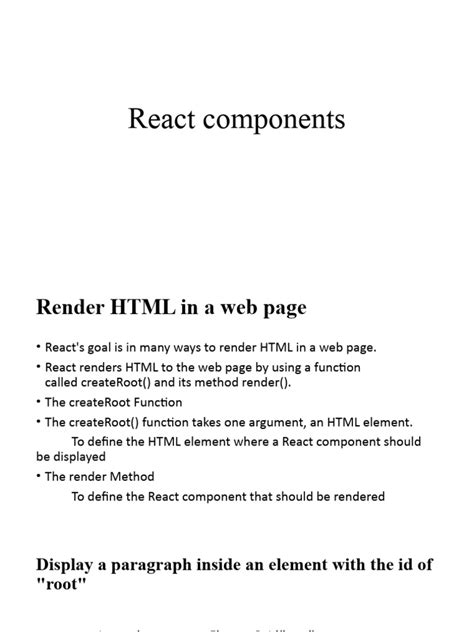 React Component Pdf