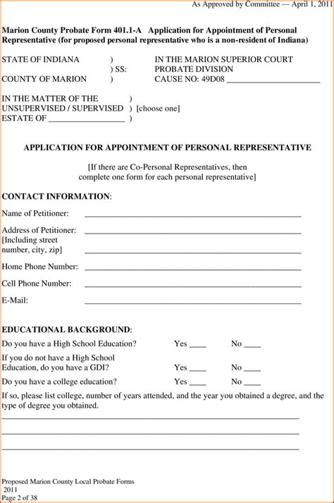 Texas Probate Guardianship Forms Form Resume Examples X42mkezykg