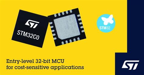意法半导体发布stm32c0系列mcu 让成本敏感的8位应用也能享受32 位性能 新品 电子元件技术网