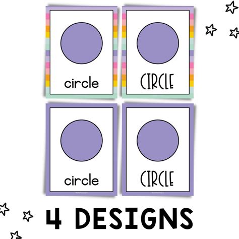 Shape Posters For Classroom 2d Shape Posters Display For Etsy