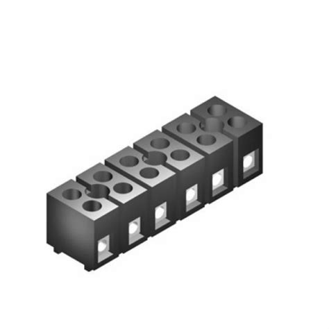 Soynia Electronics Se010 Terminal Block 6way Sq 15a Pcb Mount At