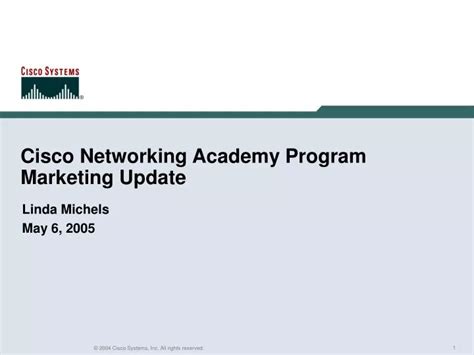 Ppt Cisco Networking Academy Program Marketing Update Powerpoint Presentation Id5097642