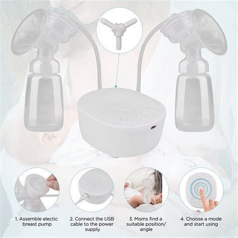 Portable Anti Overflow Double Electric Breast Pump My 371 Tskemarket