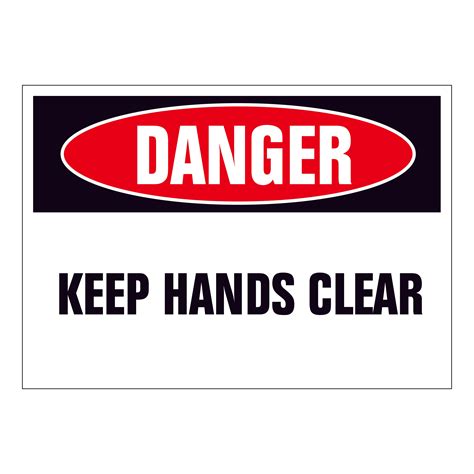 Danger Keep Hands Clear Online Nz Signs