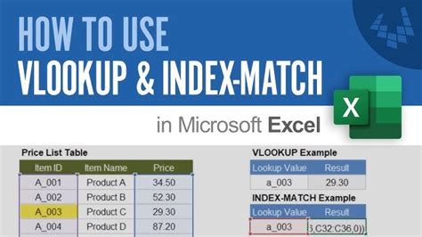 When To Use Indexmatch Instead Of Vlookup In Excel