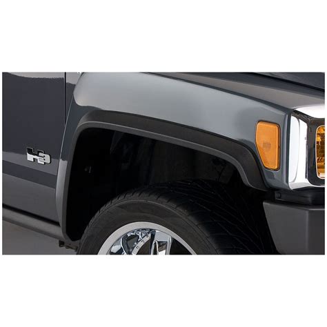 Bushwacker 150900 02 Black Oe Style Smooth Finish 4 Piece Fender Flare