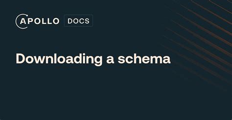 downloading a schema apollo graphql docs