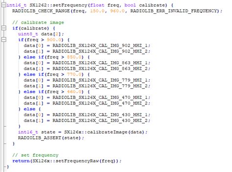 Selecting Exact Frequency Jgromes RadioLib Discussion 582 GitHub