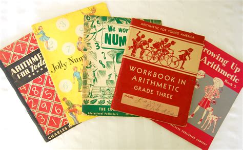 The Copycat Collector Collection 76 Vintage School Arithmetic Books