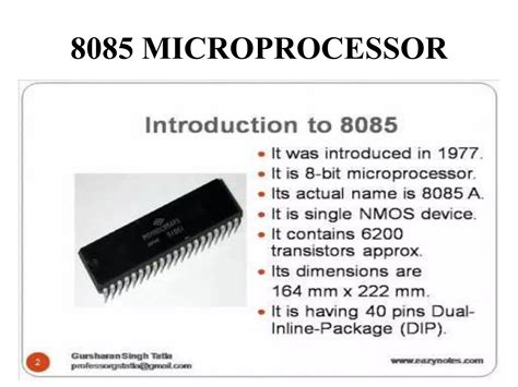 Introduction To 8085 Microprocessors Pdf