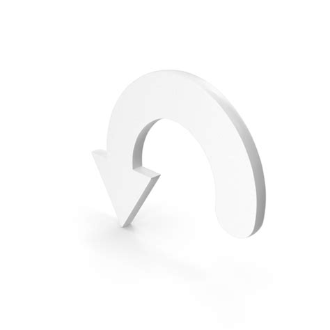 White Circular Sideways Arrow Icon 3d Object 2299083413 Shutterstock
