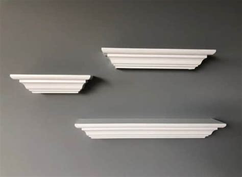 Crown Molding Ledge Shelf Richard Wood Wall Shelf With Crown Moulding