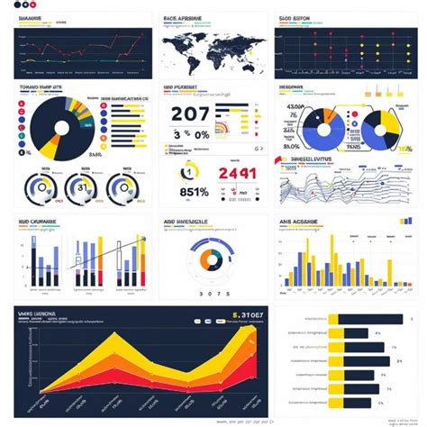 A Visual Of A Data Dashboard Showing Student Performance Metrics And