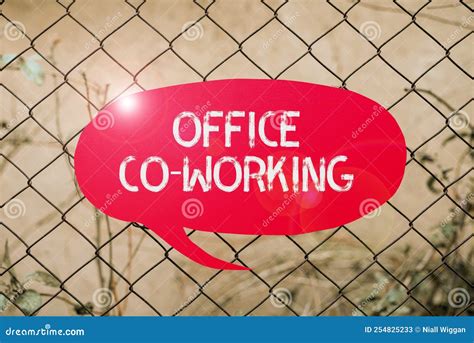 text caption presenting office co working business showcase business