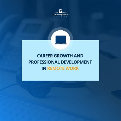 career growth and professional development in remote work
