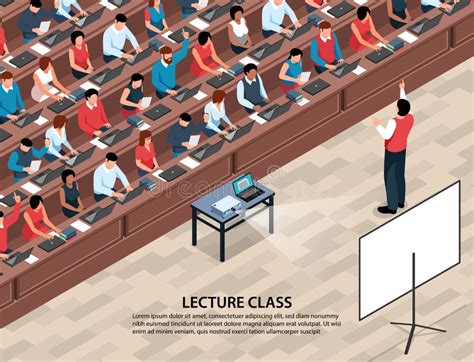 Lecture Class Background Generate Ai Stock Illustration Illustration