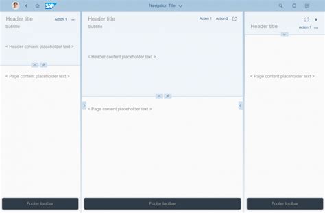 Dynamic Page Layout Semantic Page SAP Fiori For Web Design Guidelines