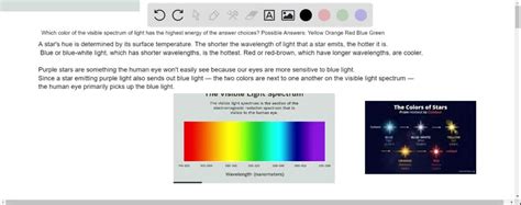 Solved Of The Rainbow Colors Which Color Has The Most Energy