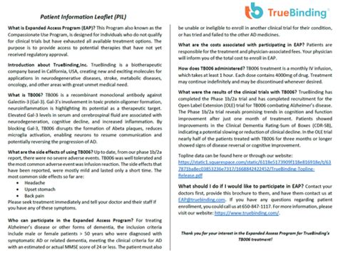 Expanded Access — Truebinding