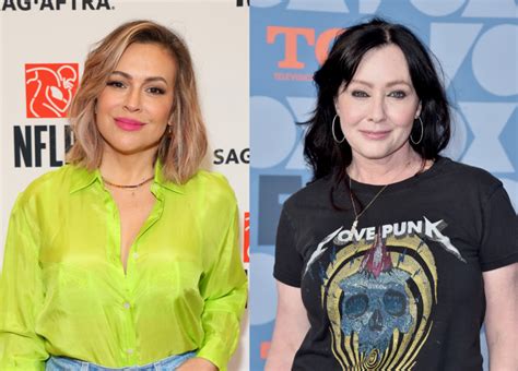 Alyssa Milano Reacts To Shannen Dohertys Death Amid Feud World Is