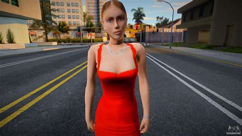 Girl In Dress Style Kr 3 For Gta San Andreas
