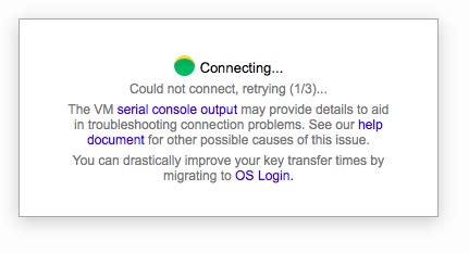Can T SSH Into Server On Google Cloud Compute Engine Stack Overflow