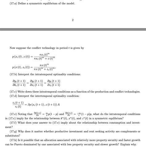 17a ﻿define A Symmetric Equilibrium Of ﻿the