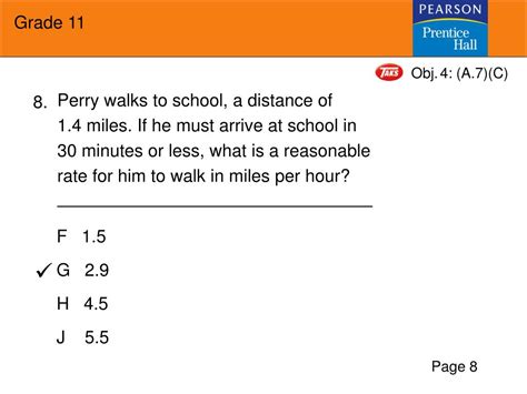 Ppt Which Equation Best Represents The Relationship Between X And Y In The Table At The Right