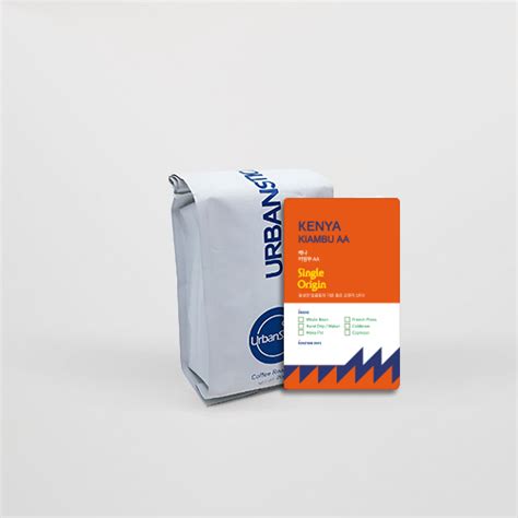 케냐 키암부 Aa 커피원두 100g200g500g1kg 어반스틱 커피로스터스