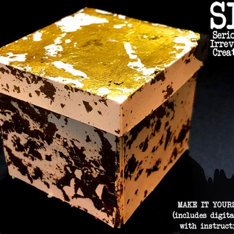 Exploding Box Template Etsy