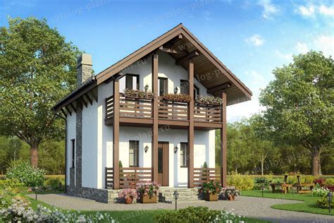 Проекты домов и коттеджей чертежи двухэтажных из блоков