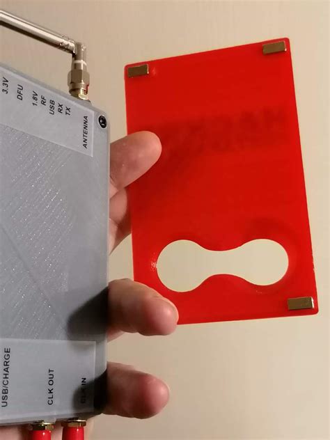 Magnetic Faceplate Protector For Hackrf Portapack H2 Case By Eried Download Free Stl Model