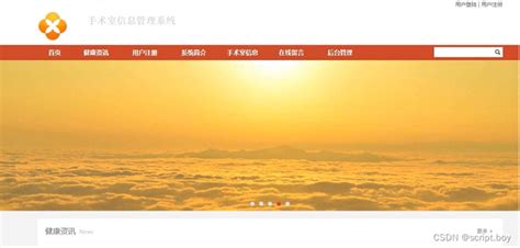 基于html5的手术室信息管理系统的设计与实现（源码 文档 数据库） 信息管理系统html设计 csdn博客