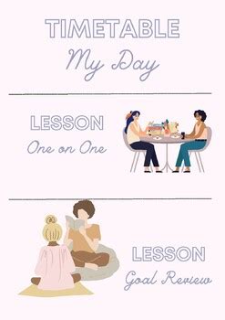 Visual Timetable Highbabe Girls By Nicole Sellers TPT