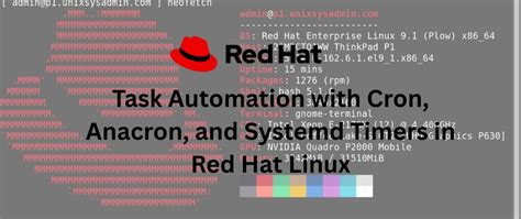 Task Automation With Cron Anacron And Systemd Timers In Red Hat Linux Dev Community